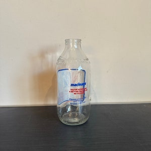 Vintage Glass Milk Bottle - Macleans Toothpaste - Etsy