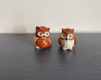 Vintage Cow Salt and Pepper Pots - Etsy