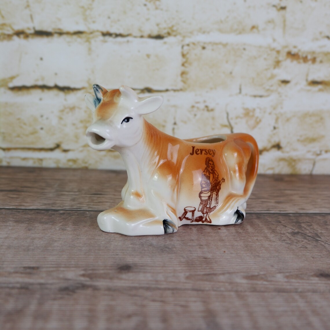 Vintage Jersey Cow Milk Jug | Etsy