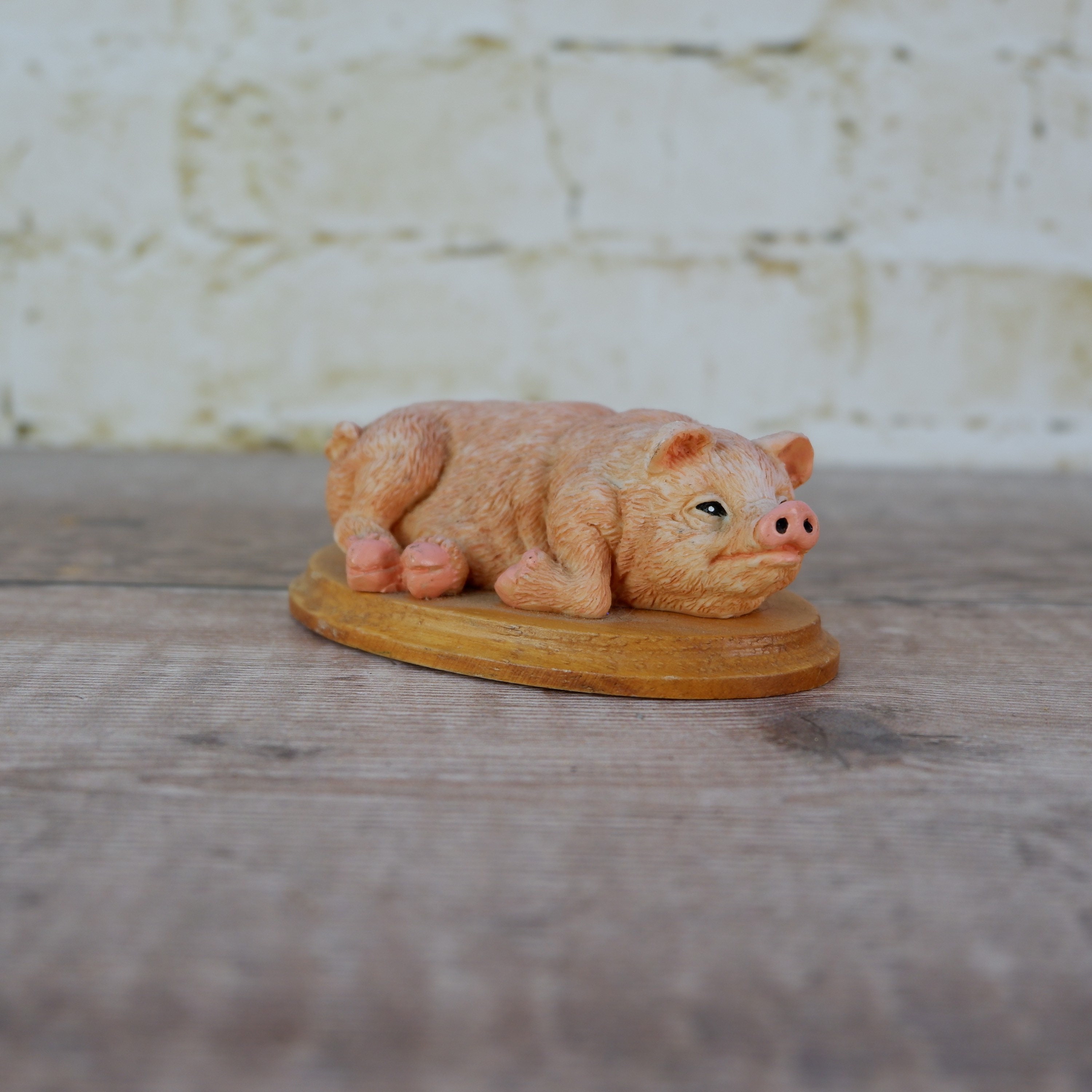 Vintage Pig Figurine - Etsy