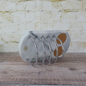 Vintage French Marble Toast Rack With Salt and Pepper Pots - Etsy UK