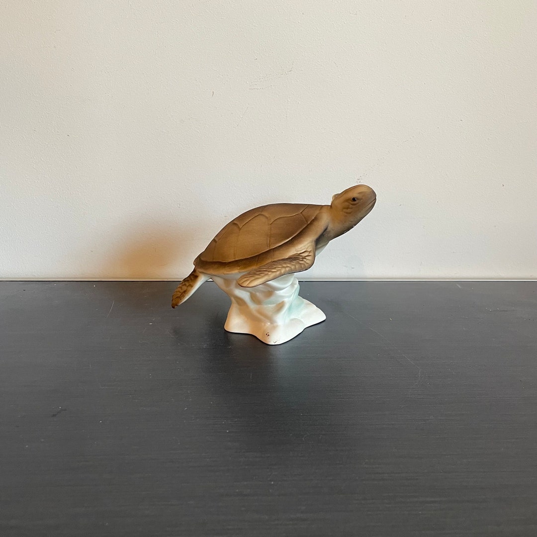 Vintage Turtle Figurine by Highbank Porcelain - Etsy