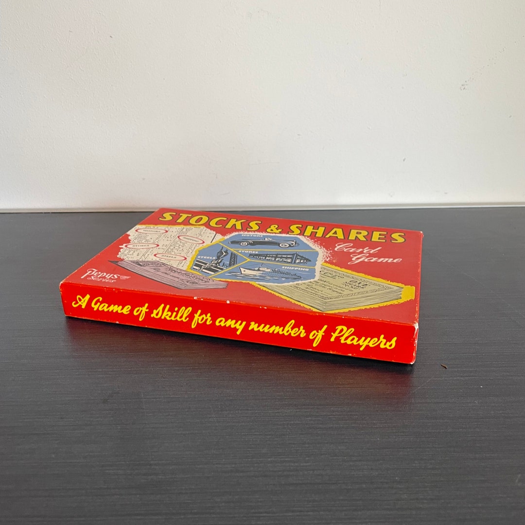 Vintage Stocks and Shares Game - Etsy