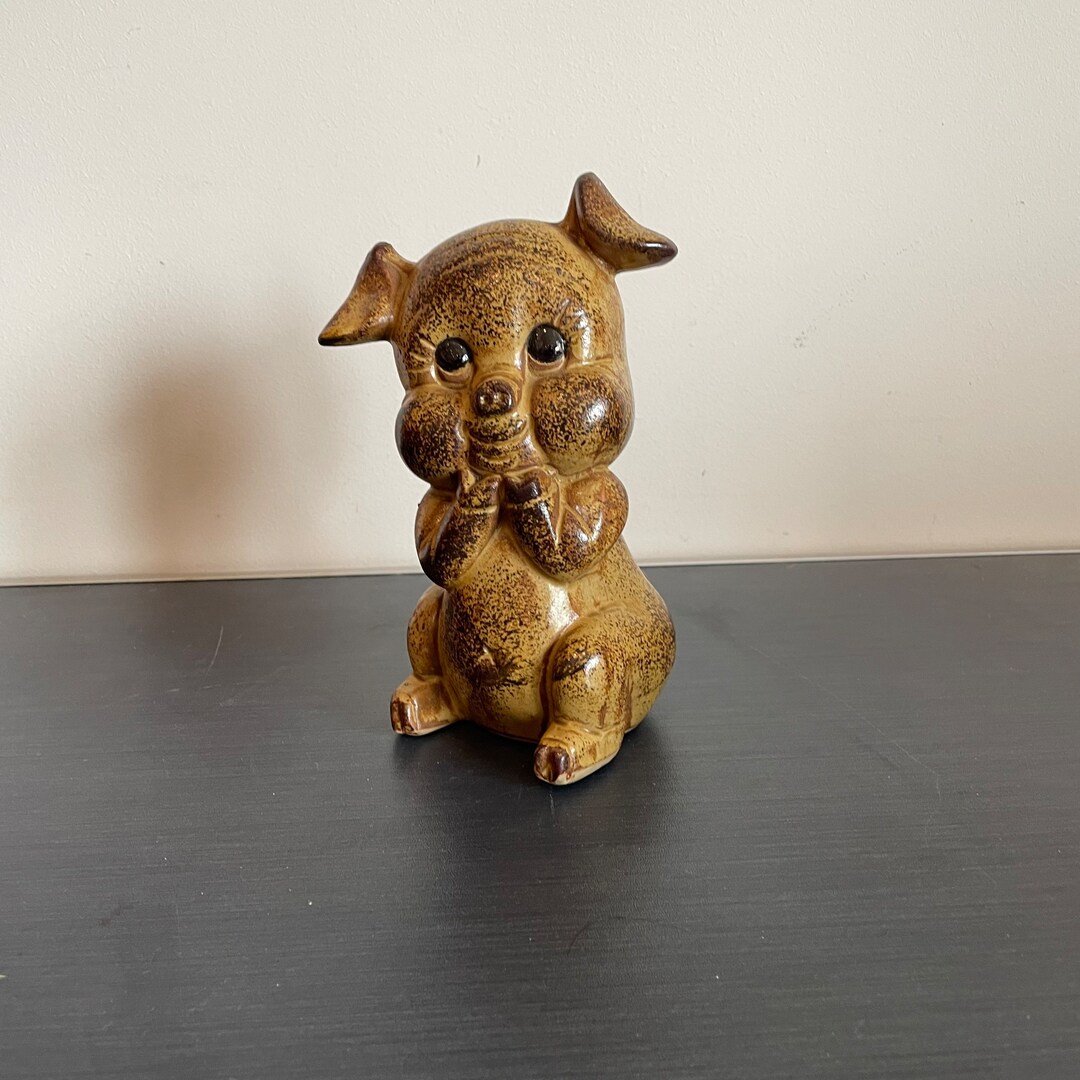 Unusual Vintage Pig Money Box - Etsy