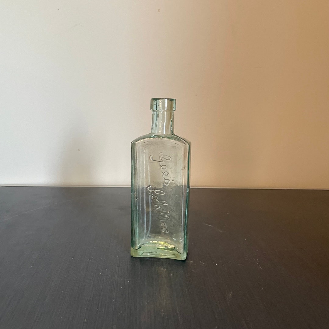 Antique Glass Bottle - Gee’s Lobelline - Etsy