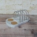 Vintage French Marble Toast Rack With Salt and Pepper Pots - Etsy UK