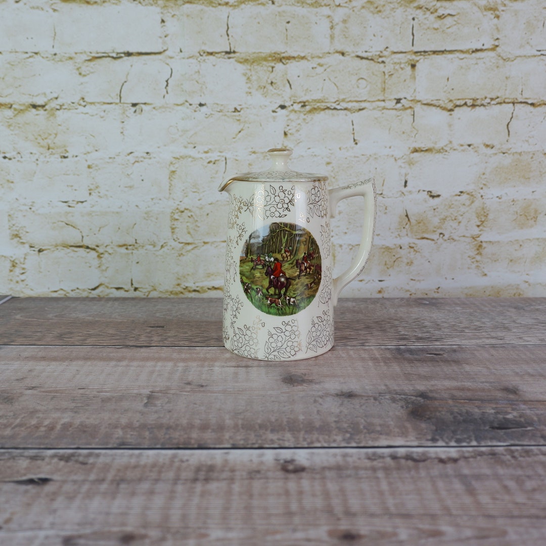 Vintage Sadler Coffee Pot - Etsy