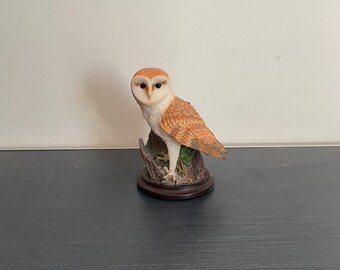 The Barn Owl Vintage Figurine Country Bird Collection by Andy Pearce ...