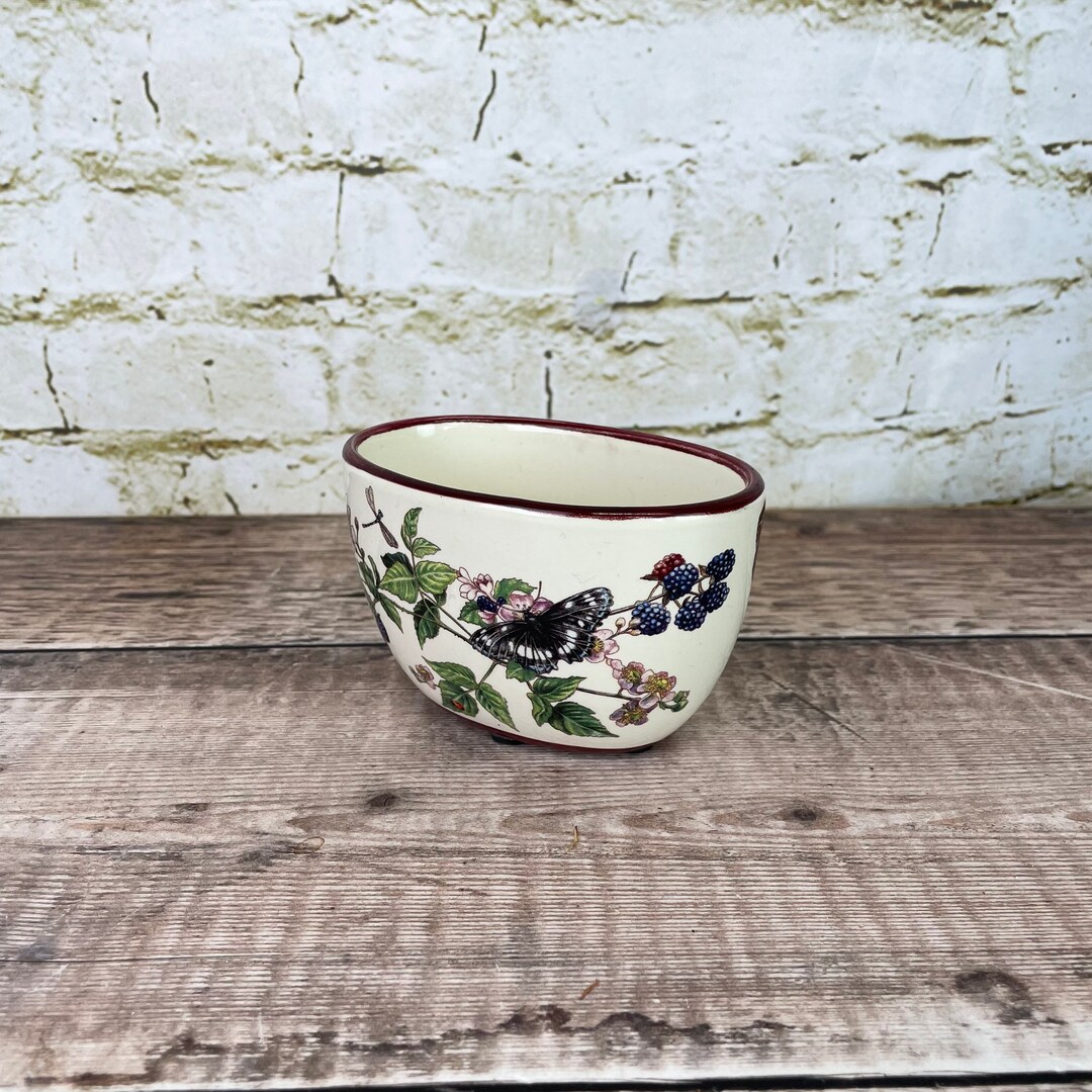 Small Vintage Indoor Herb Pot - Etsy