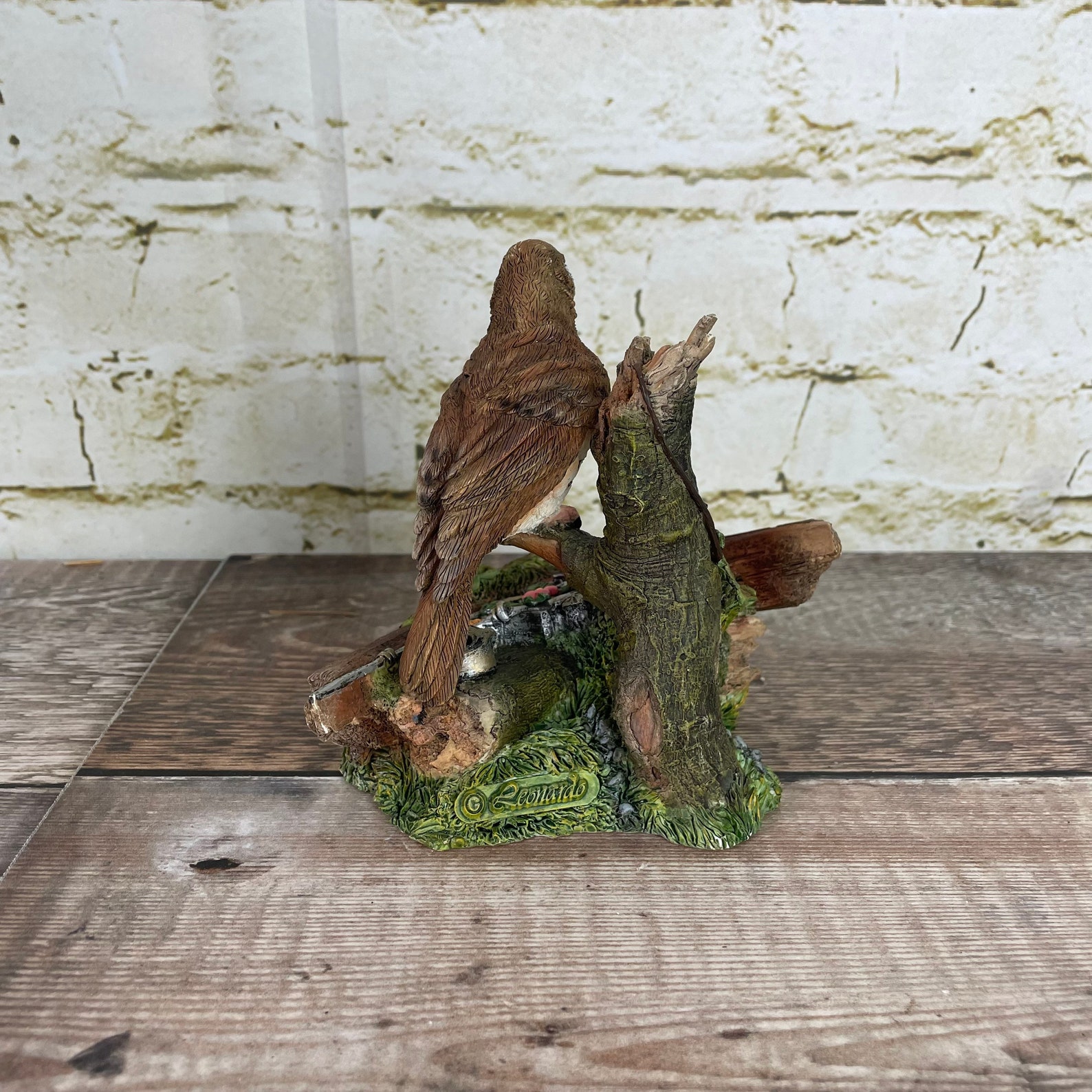 Vintage Song Thrush by Leonardo Figurine - Etsy UK
