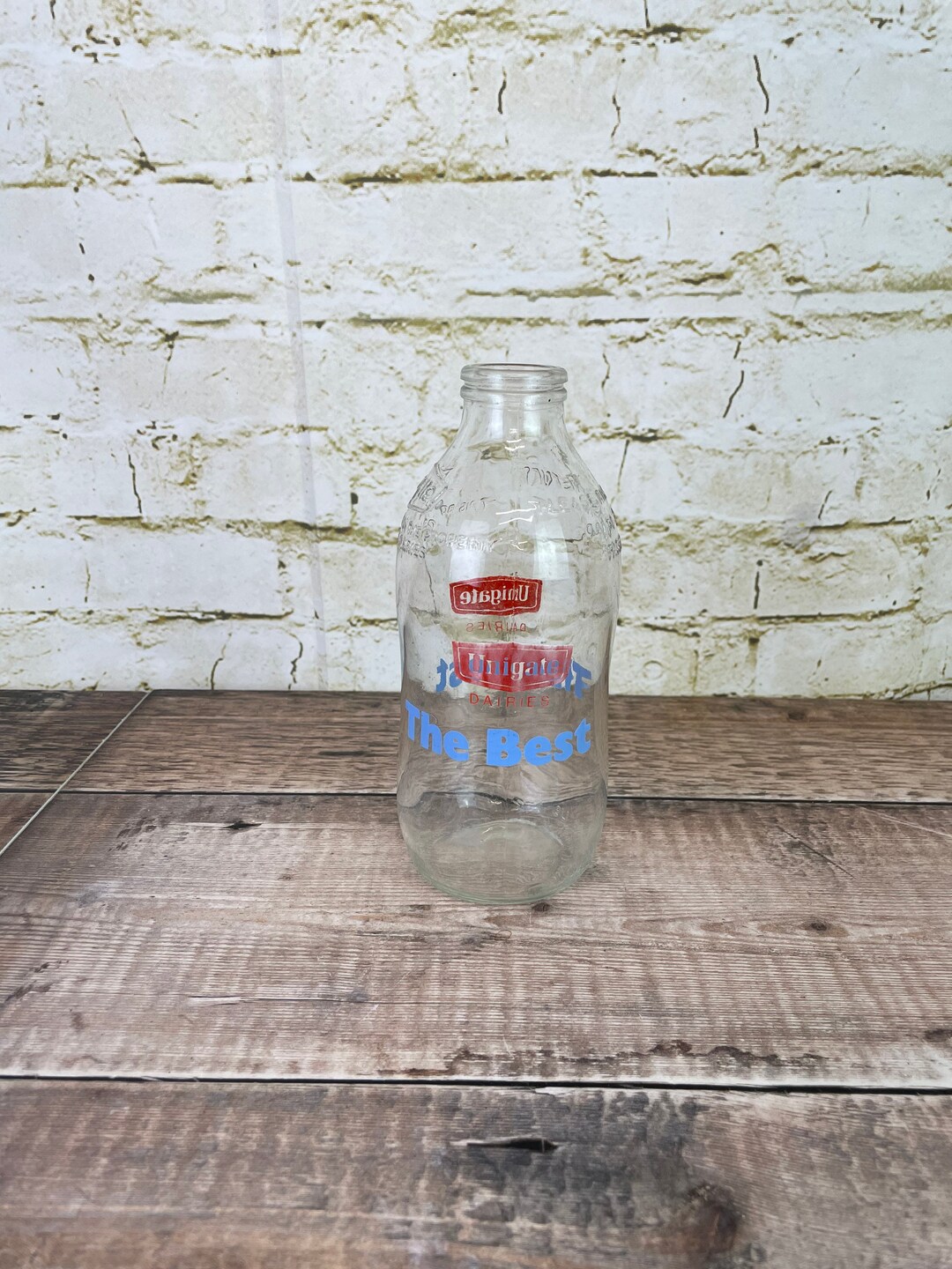 Vintage Unigate Dairy Milk Bottle - Etsy