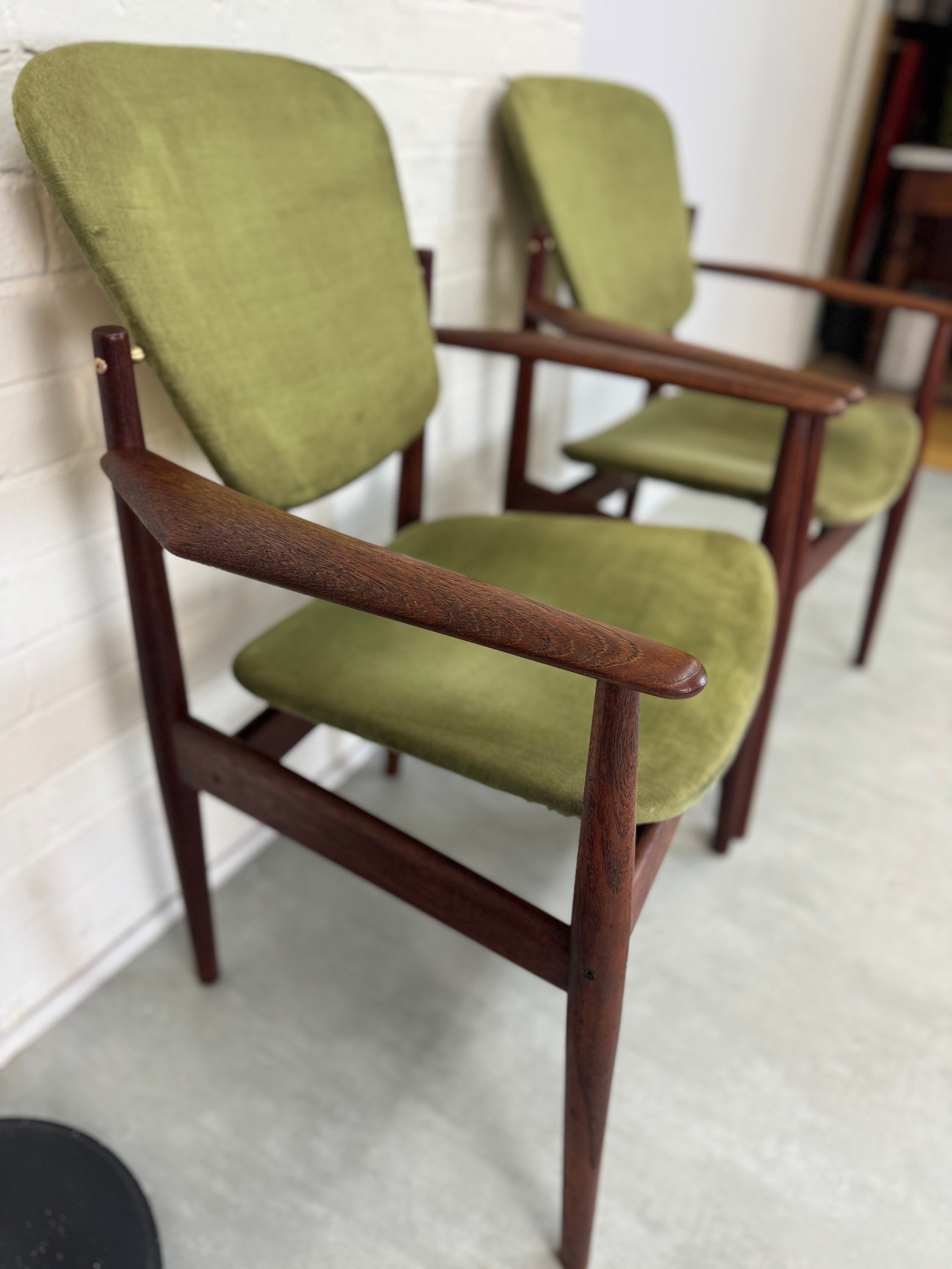 Danish Design Arne Vodder Chairs - Etsy