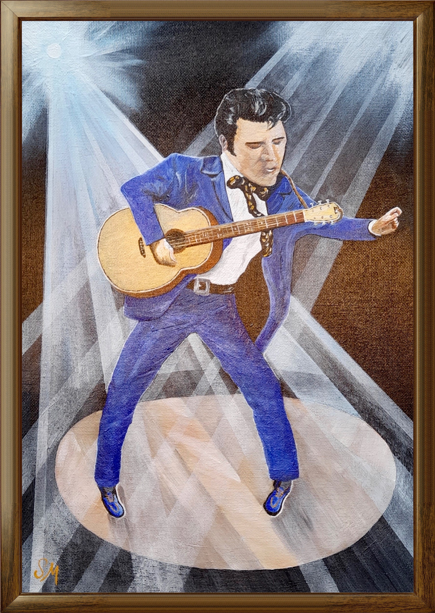 Elvis Presley Blue Suede Shoes - Etsy