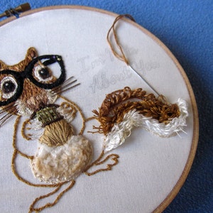 Squirrel Embroidery, Hand Embroidery Design. Squirrel Pattern to Sew ...