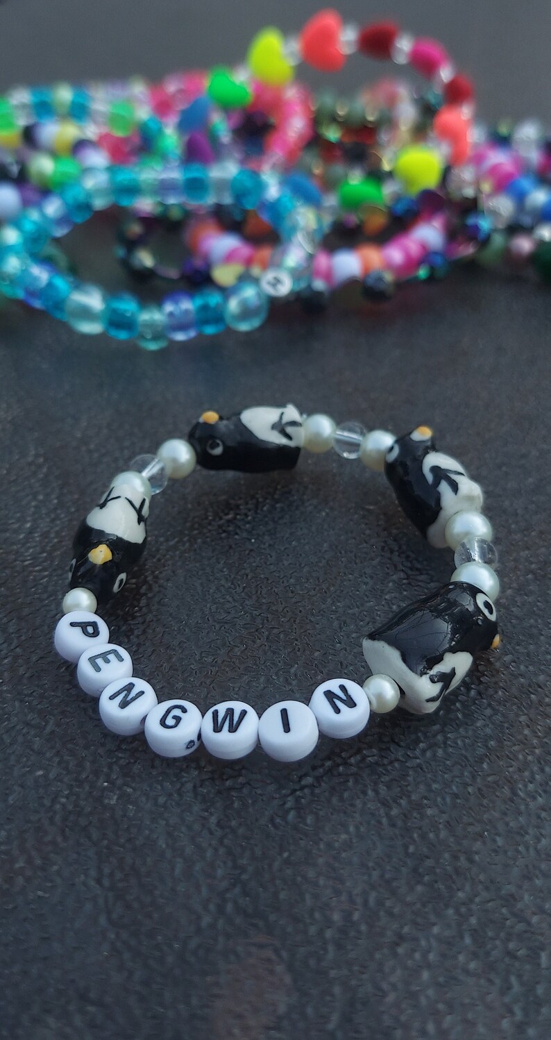 Penguin Pun Bracelet, Pengwin Funny Bracelet, Penguin Lover Jewelry ...