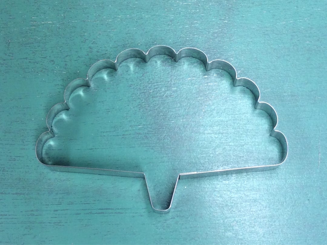 Fan Shape Stainless Steel Cookie Cutter - Etsy