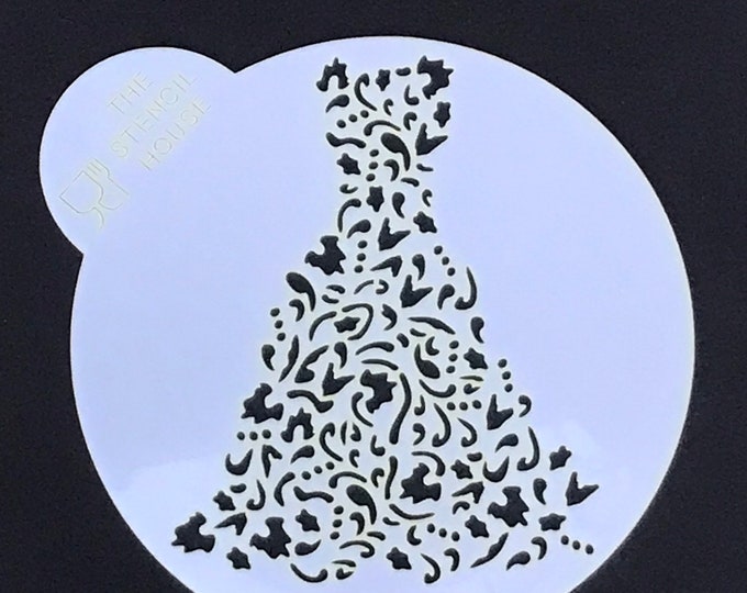 Lace Wedding Dress Stencil. - Etsy