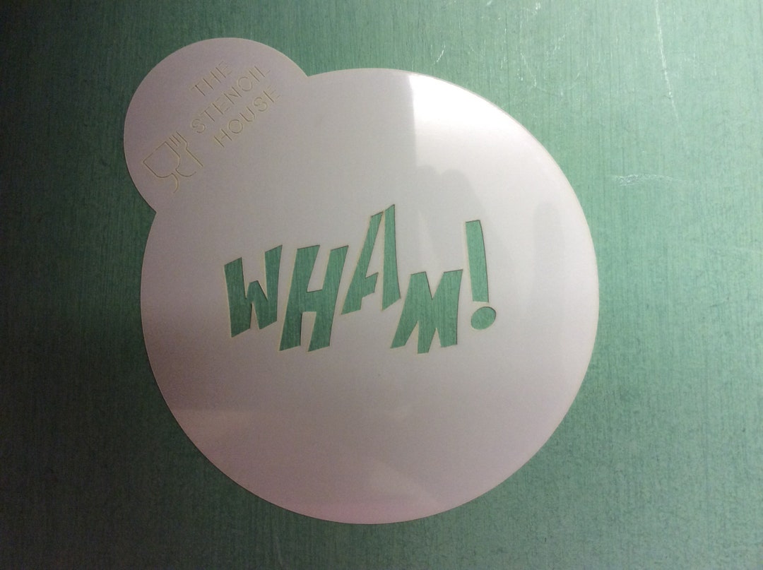 Wham Stencil - Etsy