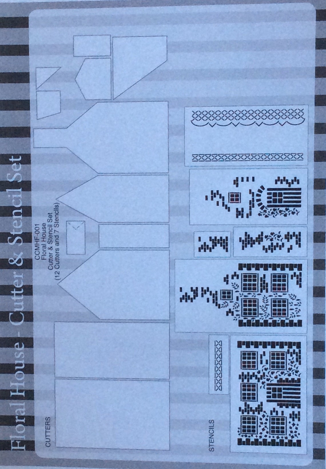 Cottage Stencil & Cutter Set - Etsy