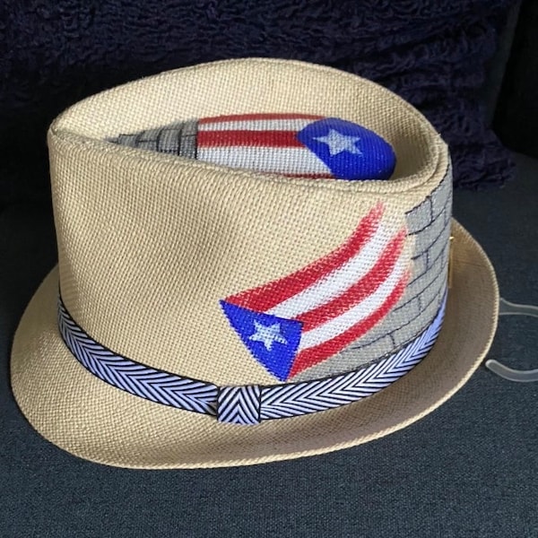 Puerto Rico Fedora Hat - Etsy