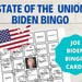 State of the Union Bingo Joe Biden Bingo Printable, Download PDF for a ...