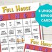 Full House Bingo, (set of 6) DIGITAL Download, Printable, Full House ...