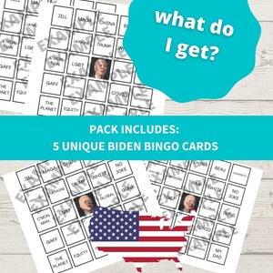State of the Union Bingo Joe Biden Bingo Printable, Download PDF for a ...