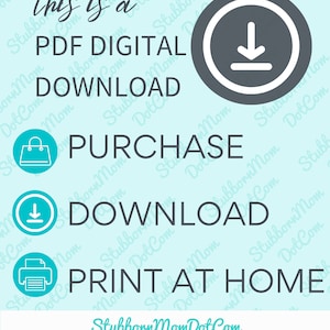 Full House Bingo, (set of 6) DIGITAL Download, Printable, Full House ...