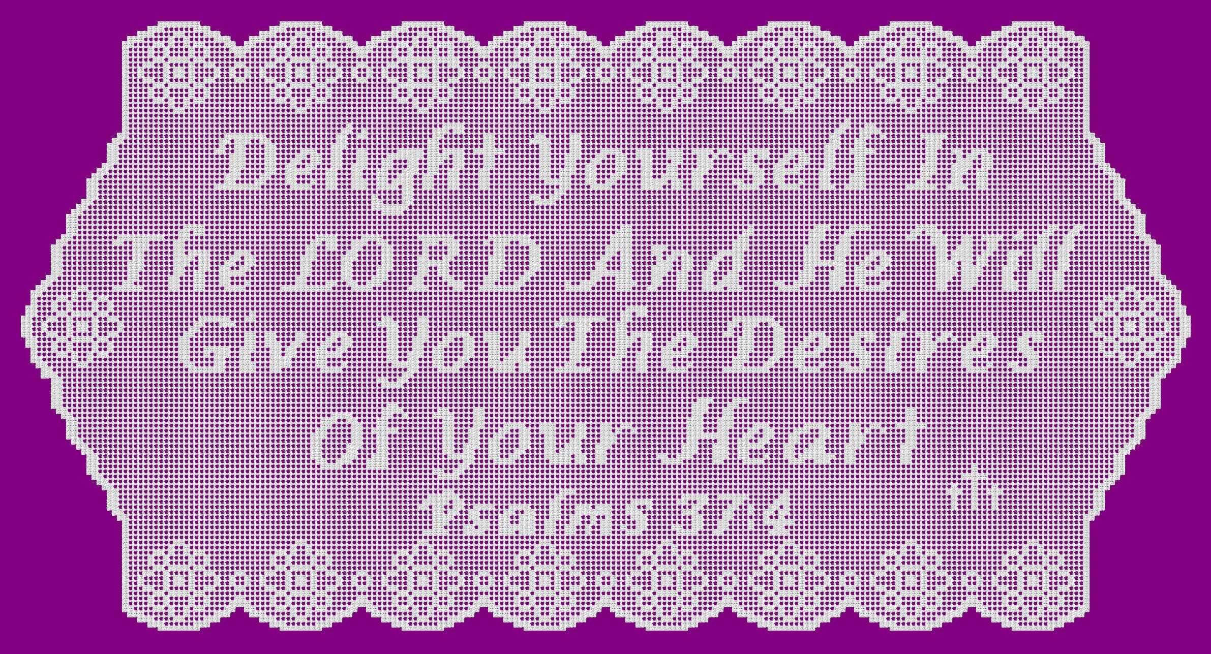 Christian Theme Delight in the Lord Filet Crochet Table Runner or Wall ...