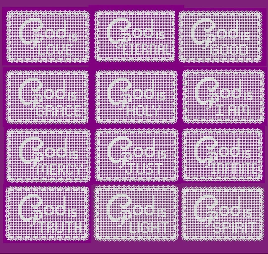 12 Filet Crochet Patterns to Make Lovely Wall Decor or Doiles as Gifts ...