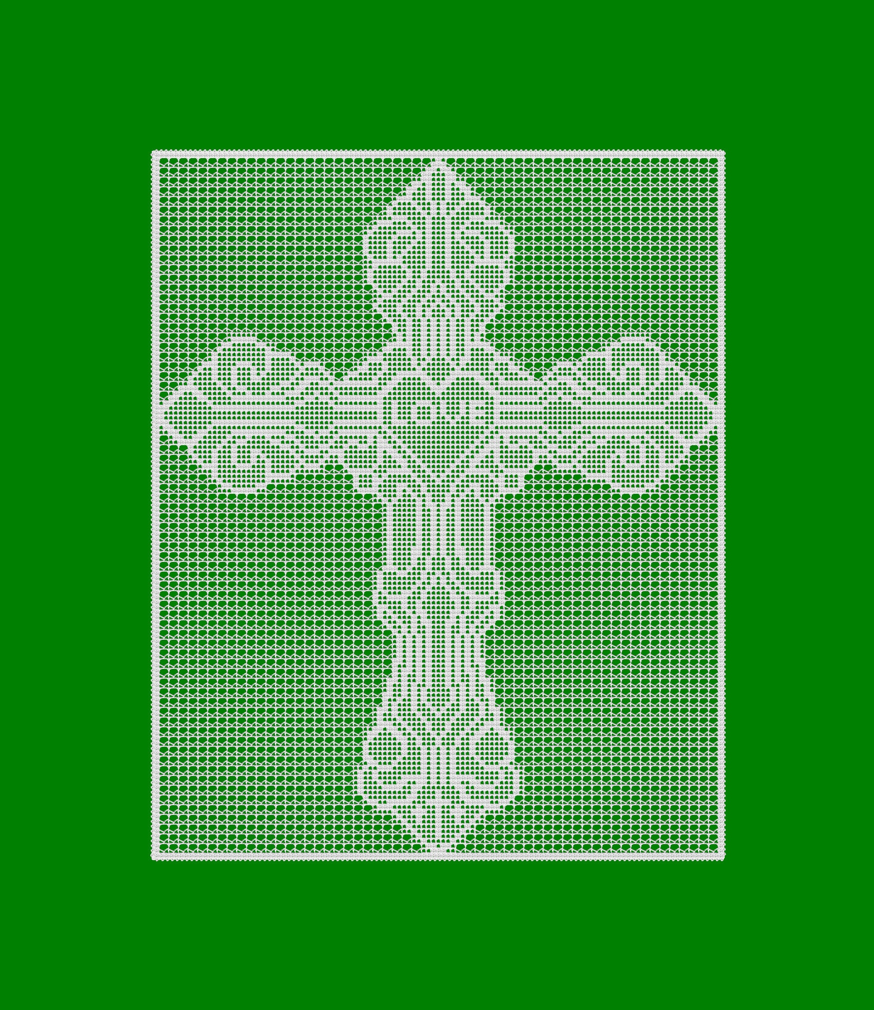 Love Defined Cross Filet Crochet Wall Decor Pattern Charts - Etsy