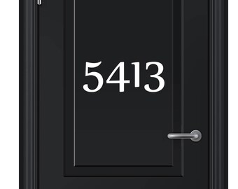 Door Number Stickers - Etsy UK