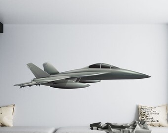 Jet Fighter Sticker Waterproof, UV Resistant, Vinyl Sticker Decal - Etsy