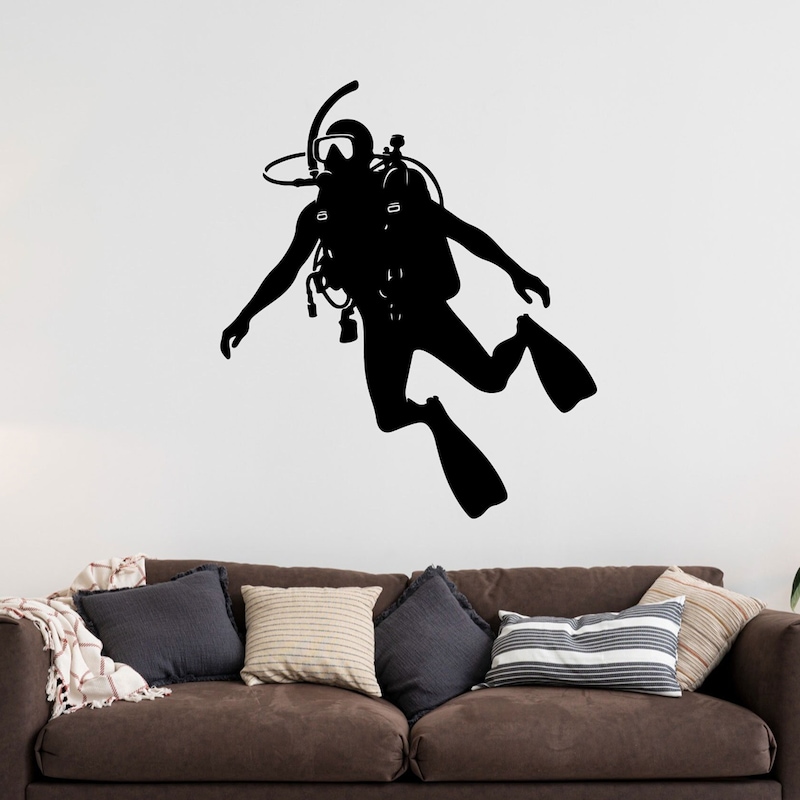 Scuba Diver Decals - Etsy