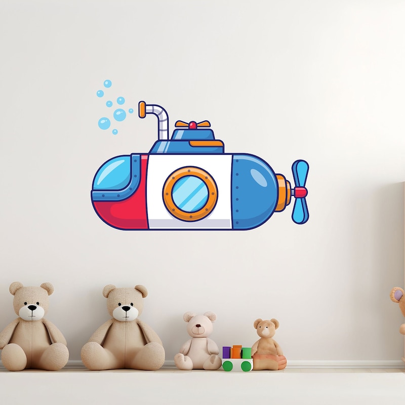 Submarine Wall Stickers - Etsy