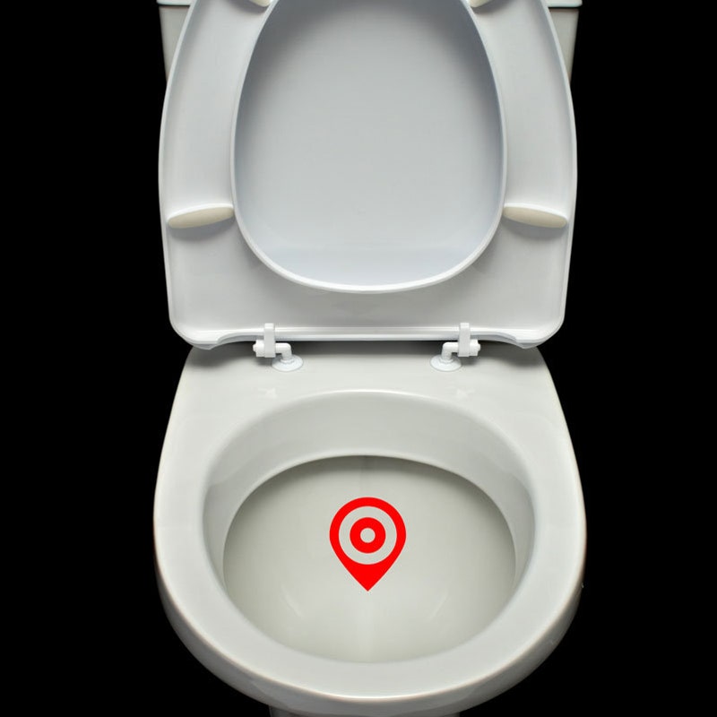 Toilet Sticker - Etsy