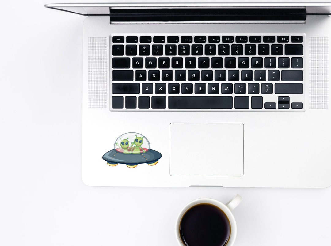 UFO Stickers X2 - Alien Decals - Car Window Sticker - Laptop Decal ...