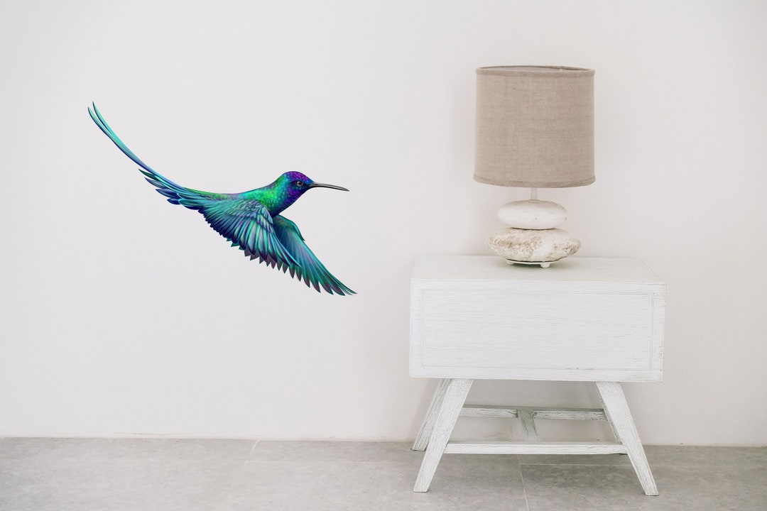 Hummingbird Wall Art - Bird Window Stickers - Wildlife Decor - Bird ...
