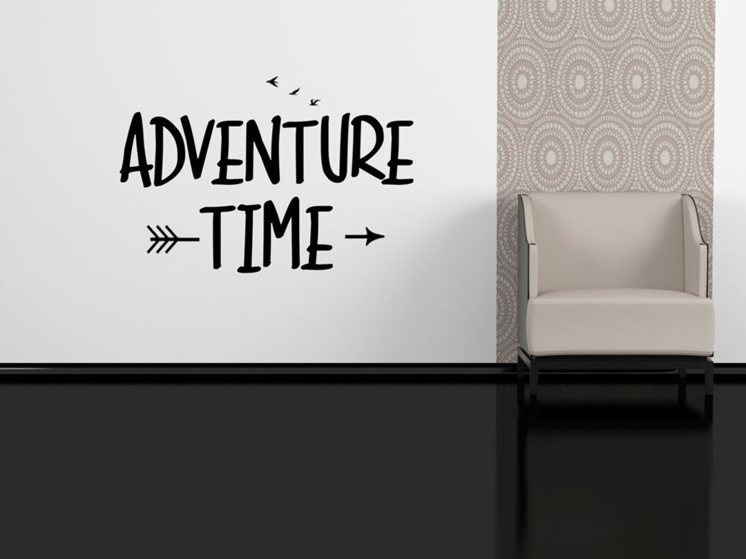 Adventure Time Wall Sticker Adventure Awaits Sticker - Etsy