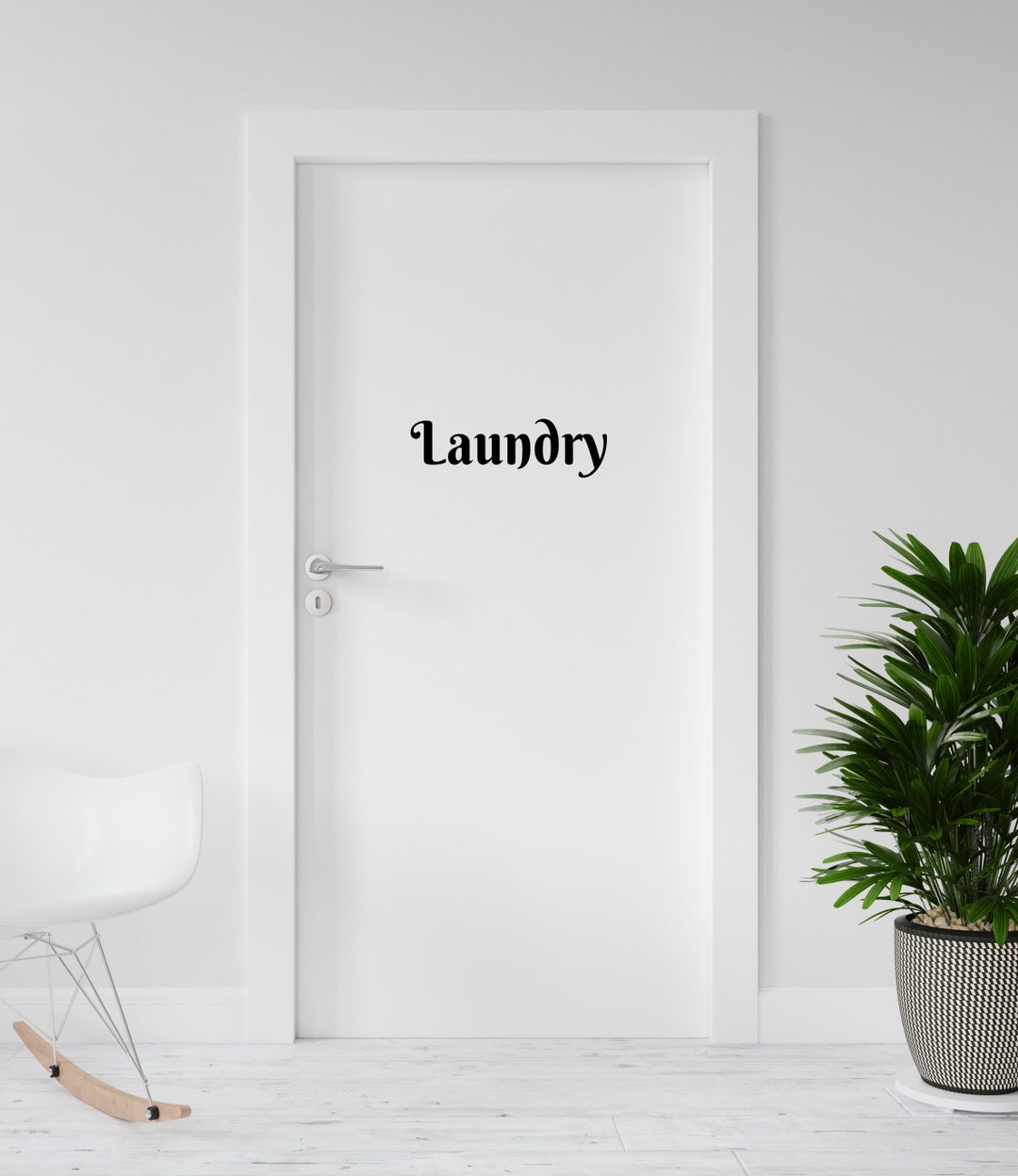 Laundry Sticker Pack of 2 - Laundry Room Sign - Laundry Door Decal - - Etsy