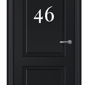 Door Number Stickers - Door Sign - Door Number Sign - A002 - Etsy