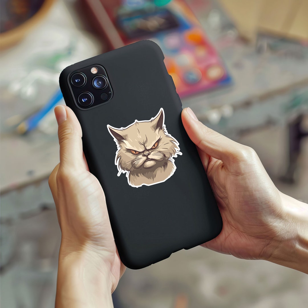 Japanese Style Sensei Cat Stickers X2 - Cat Lover Gift - Cat Dad - Cat ...