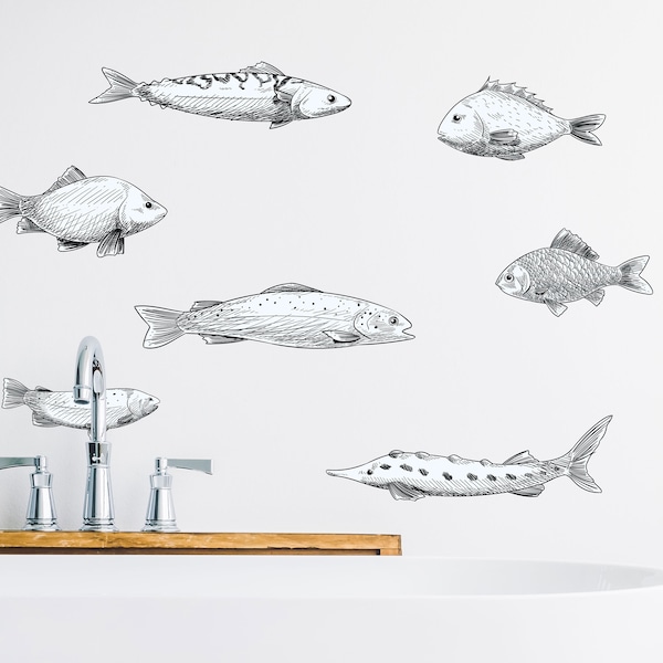 Fish Wall Decal - Etsy