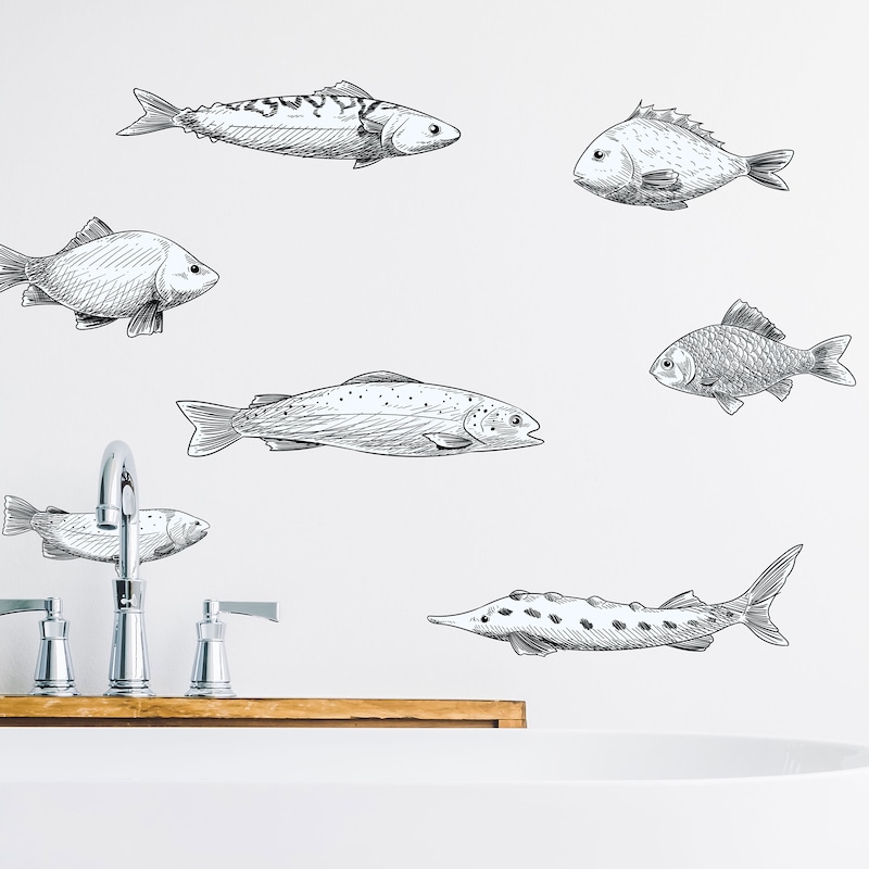 Fish Wall Decal - Etsy