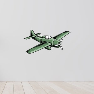 Airplane Wall Decal , Plane Wall Decor , Plane Gifts ...