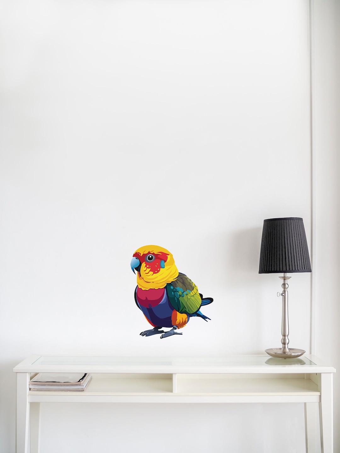 Parrot Sticker - Parrot Decal - Parrot Wall Art - Tropical Wall Decal ...