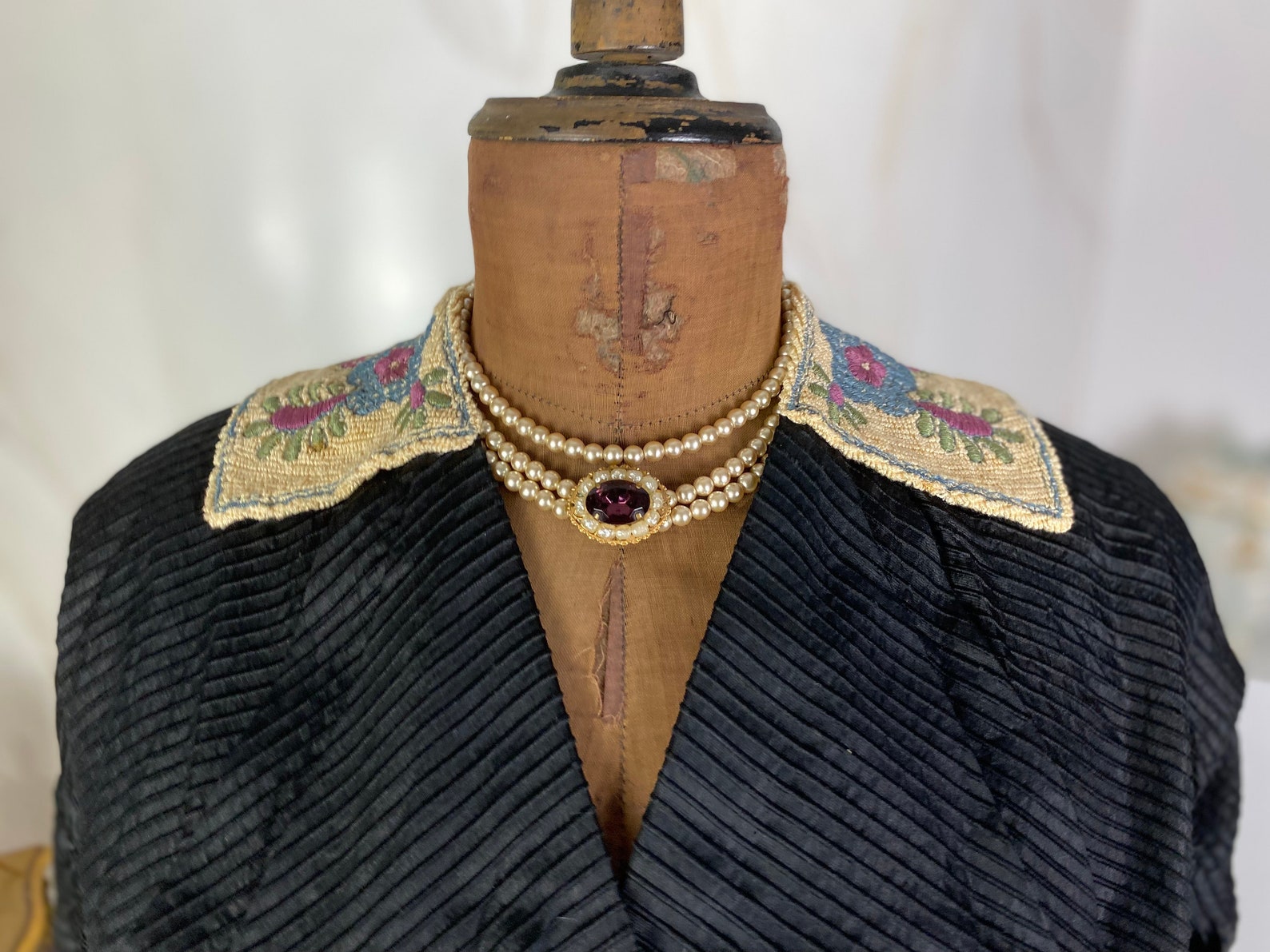 1912 TABERNER HERMANAS Jacket, Barcelona, Antique Jacket, Titanic Era ...