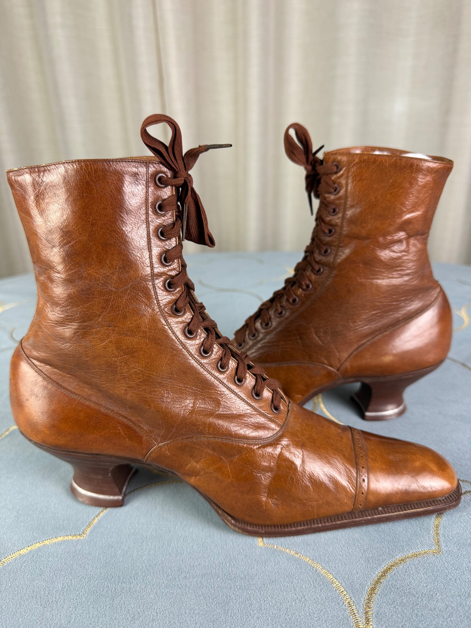 STILLER Lace up Boots, Berlin, Ca. 1906, Antique Boots, Antique Shoes ...