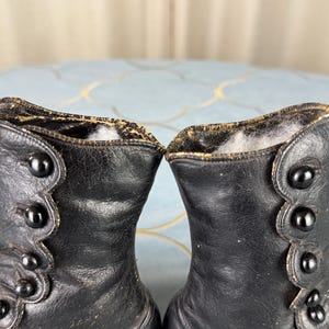 Unworn Button Boots, Ca. 1897, Antique Boots, Victorian Boots, Antike ...