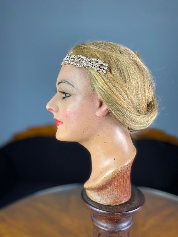 1920s Flapper headpice, 2 dress applications, rhinest… - Gem